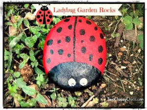 Kid's Craft Project - Ladybug Garden Rocks