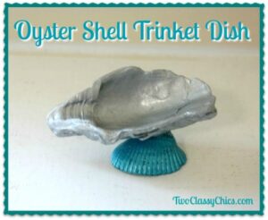 Craft Project: Oyster Shell Trinket Dish - The Classy Chics