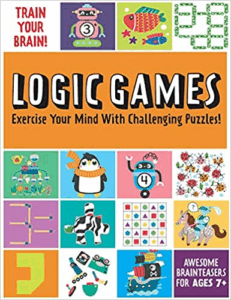Train Your Brain Logic and Math Games Books for Kids - The Classy Chics