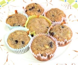 Apple Chocolate Chip Muffins Recipe - The Classy Chics