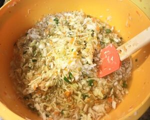 Homemade Freezer Slaw Coleslaw Recipe - The Classy Chics