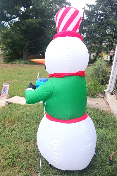 Large Outdoor Inflatable Snowman Christmas Holiday Decor - The Classy Chics